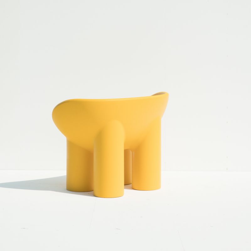Roly Poly Sessel Outdoor Driade Ochre | Ochre RAL 1032 | DRIADE ...